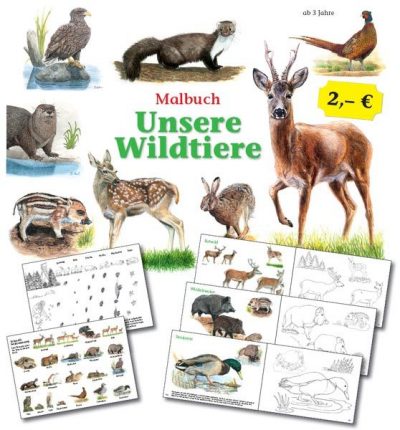 Malbuch "Unsere Wildtiere" - Landesjagdverband Schleswig-Holstein e.V.