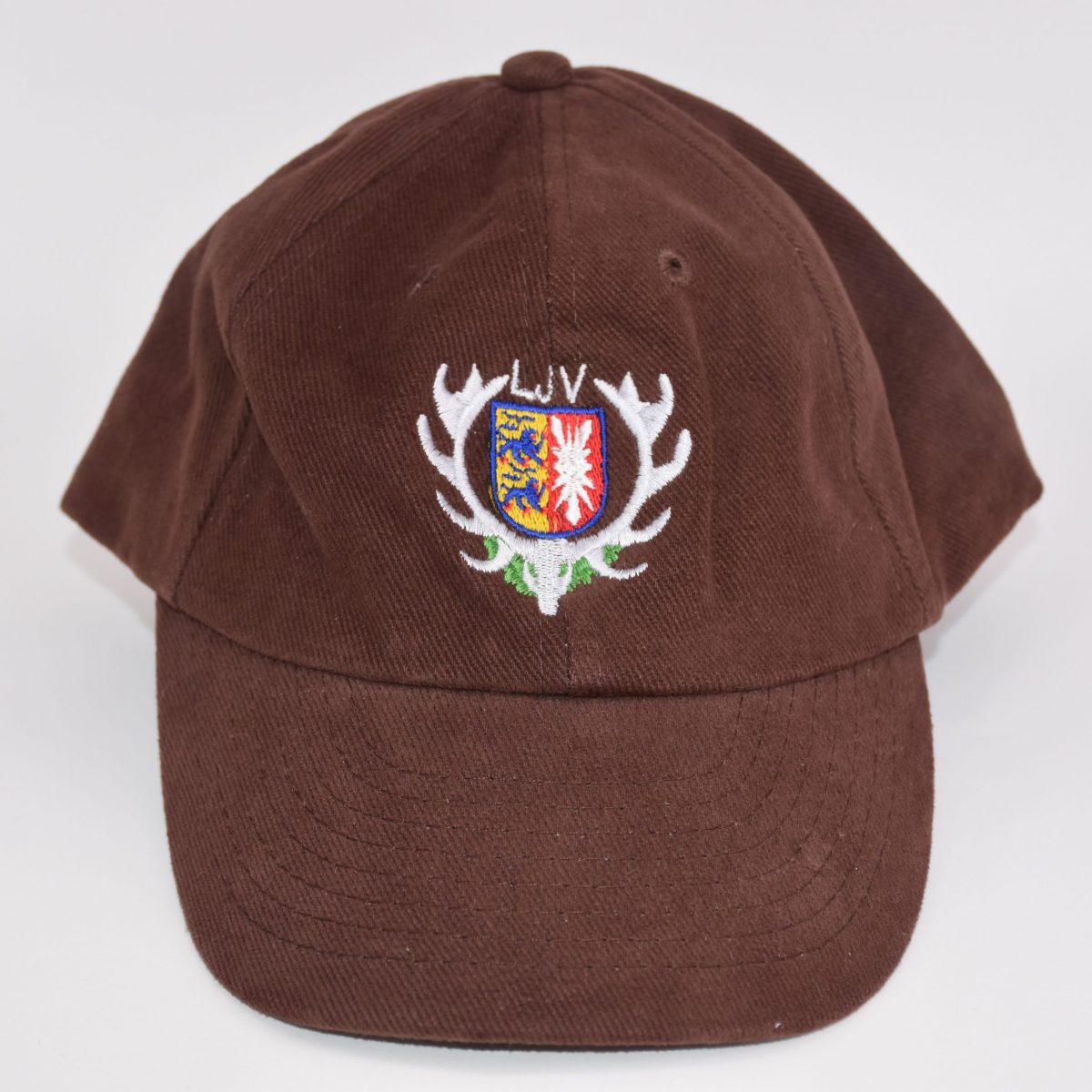 LJV-Kappe (Braun) – Logo farbig - Landesjagdverband Schleswig-Holstein e.V.
